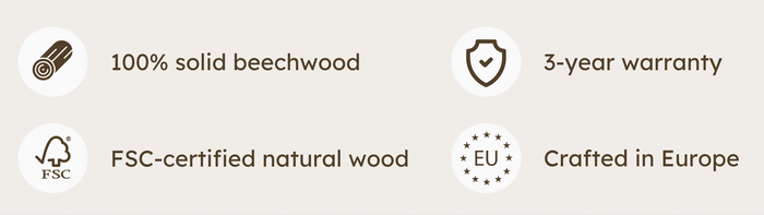 Walnut Cot Beds | Vintage Inspired Solid Wood Cot Beds | 0-5 Years – Mokee